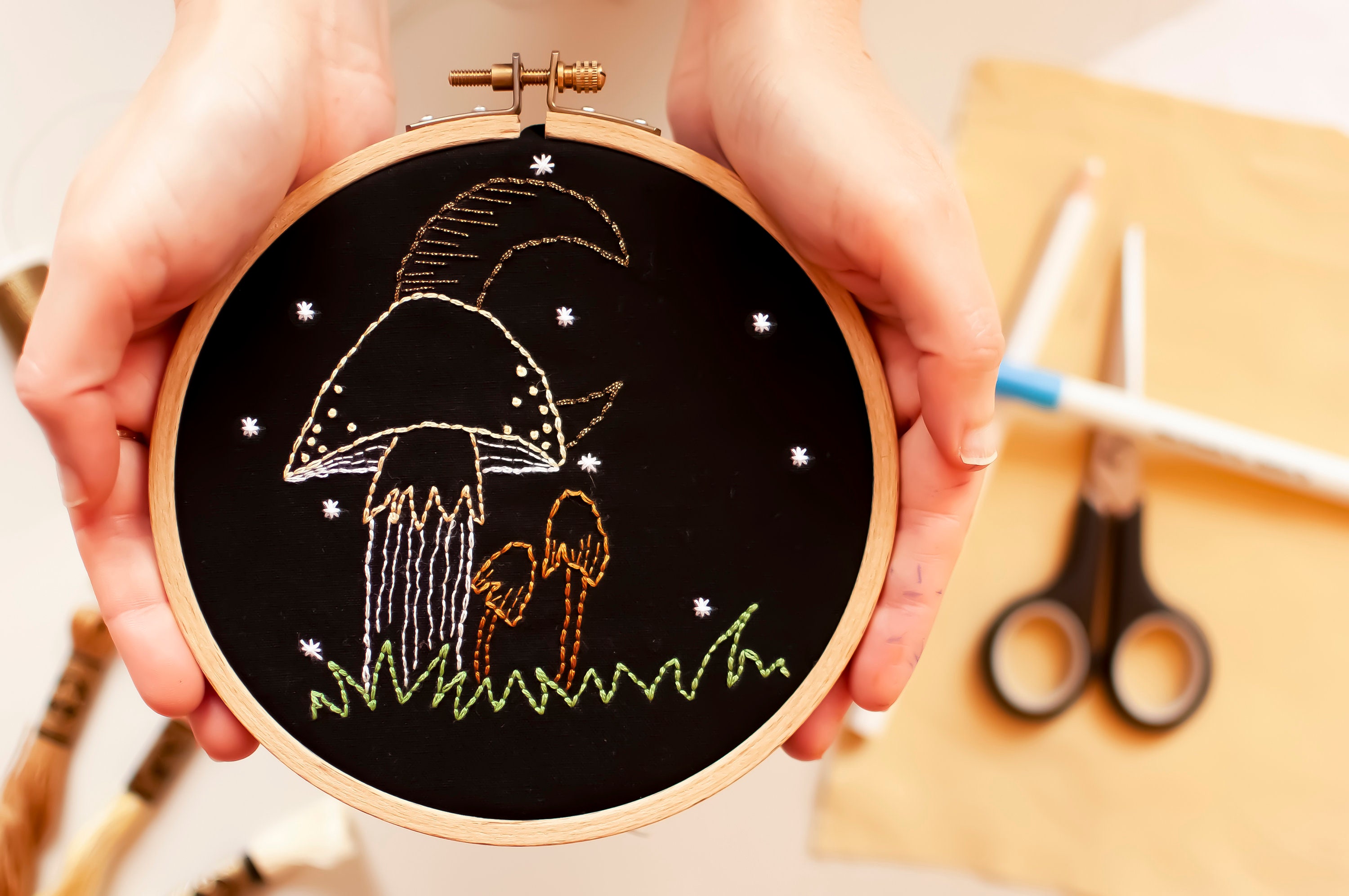 Set of 3 Nature Inspired Embroidery Patterns With Embroidery Guide and ...