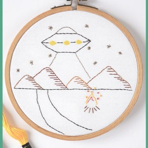 Set of 3 Outer Space Embroidery Patterns With Learn to Embroider Guide ...