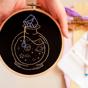 Set of 3 Celestial Embroidery Patterns With Embroidery Guide and Videos ...