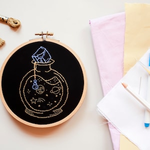 Set of 3 Celestial Embroidery Patterns With Embroidery Guide and Videos ...