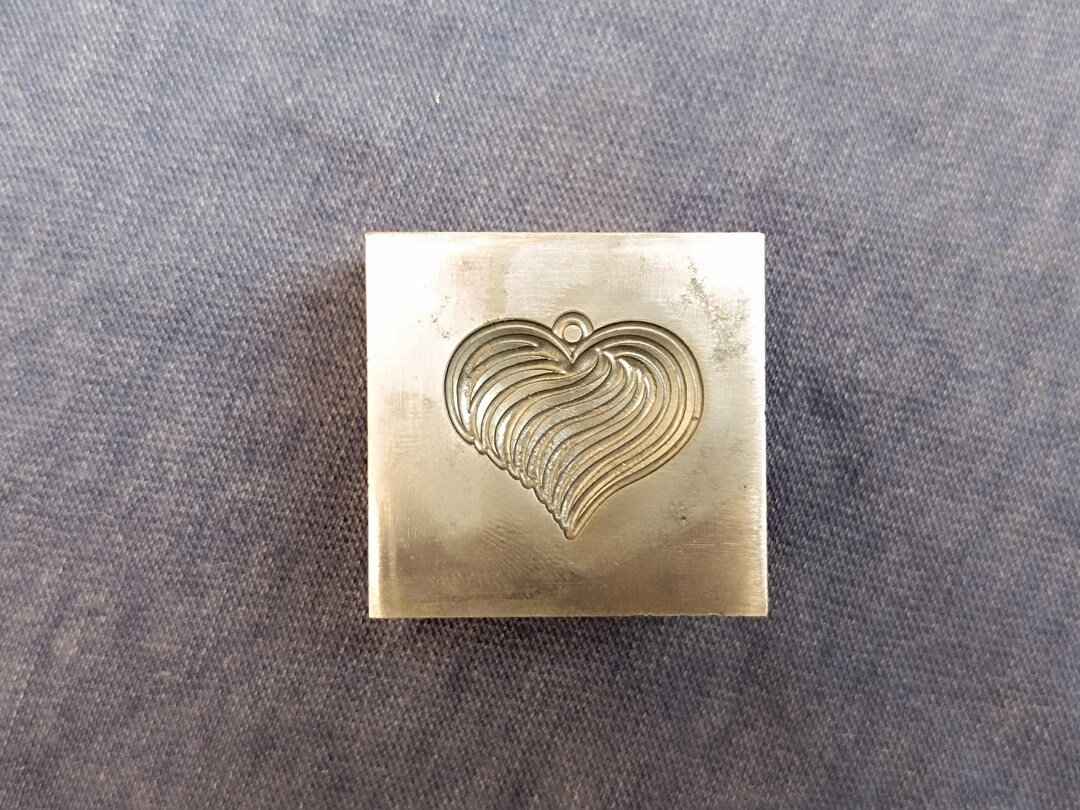 Heart Shape Impression Die: 25mm Steel Jewelry Forming Tool - Etsy