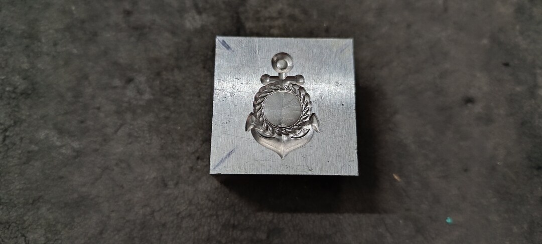 Ship Anchor Die: 30mm Steel Impression Die for Jewelry Making - Etsy