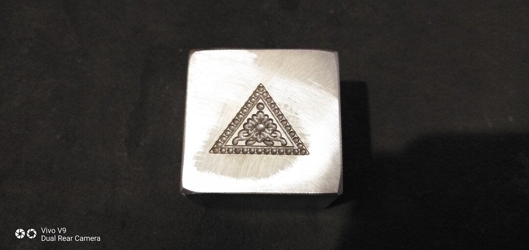Triangle Impression Die: Jewelry Forming Tool, Silversmithing Supplies ...