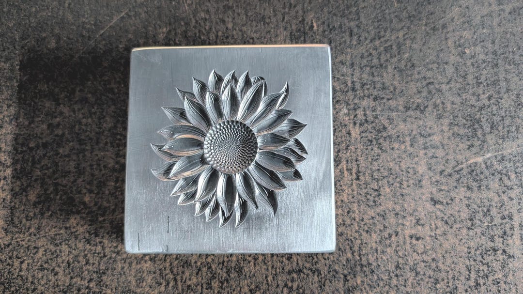 Sunflower Impression Dies | Metal Stamping Tool | Jewelry Making ...
