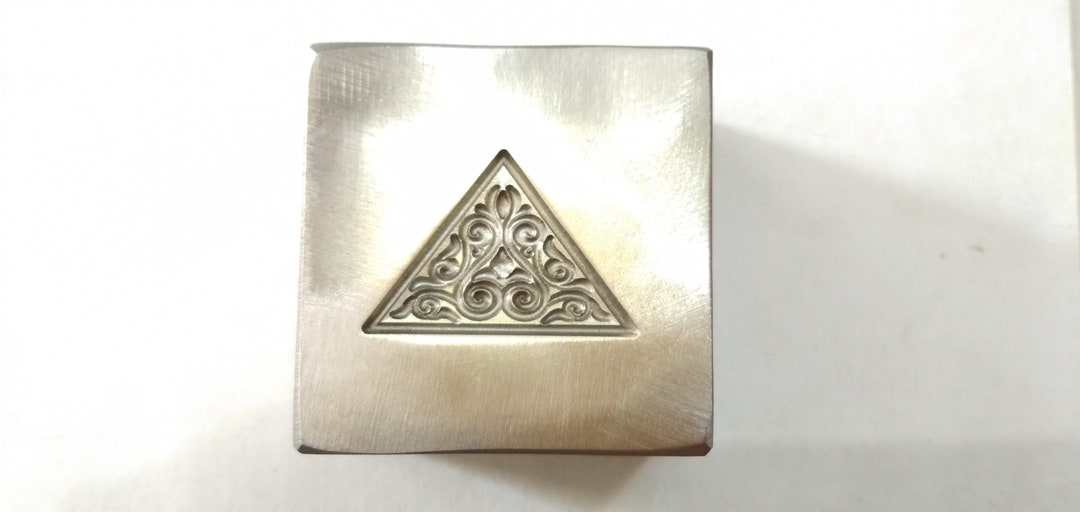 Triangle Impression Die: 25mm Steel Jewelry Tool - Etsy
