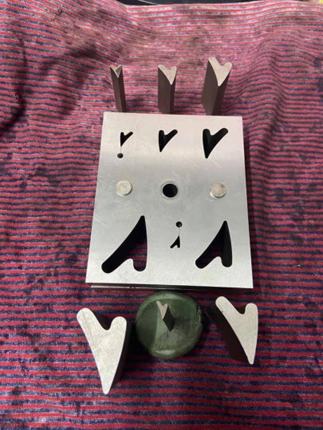 Heart Disc Cutter Set: Metal Cutting Die, Silversmith Tool - Etsy UK
