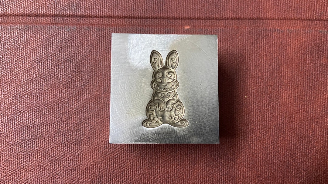 Rabbit | Embossing Die | Custom Impression Die | Jewelry Die | Charm ...
