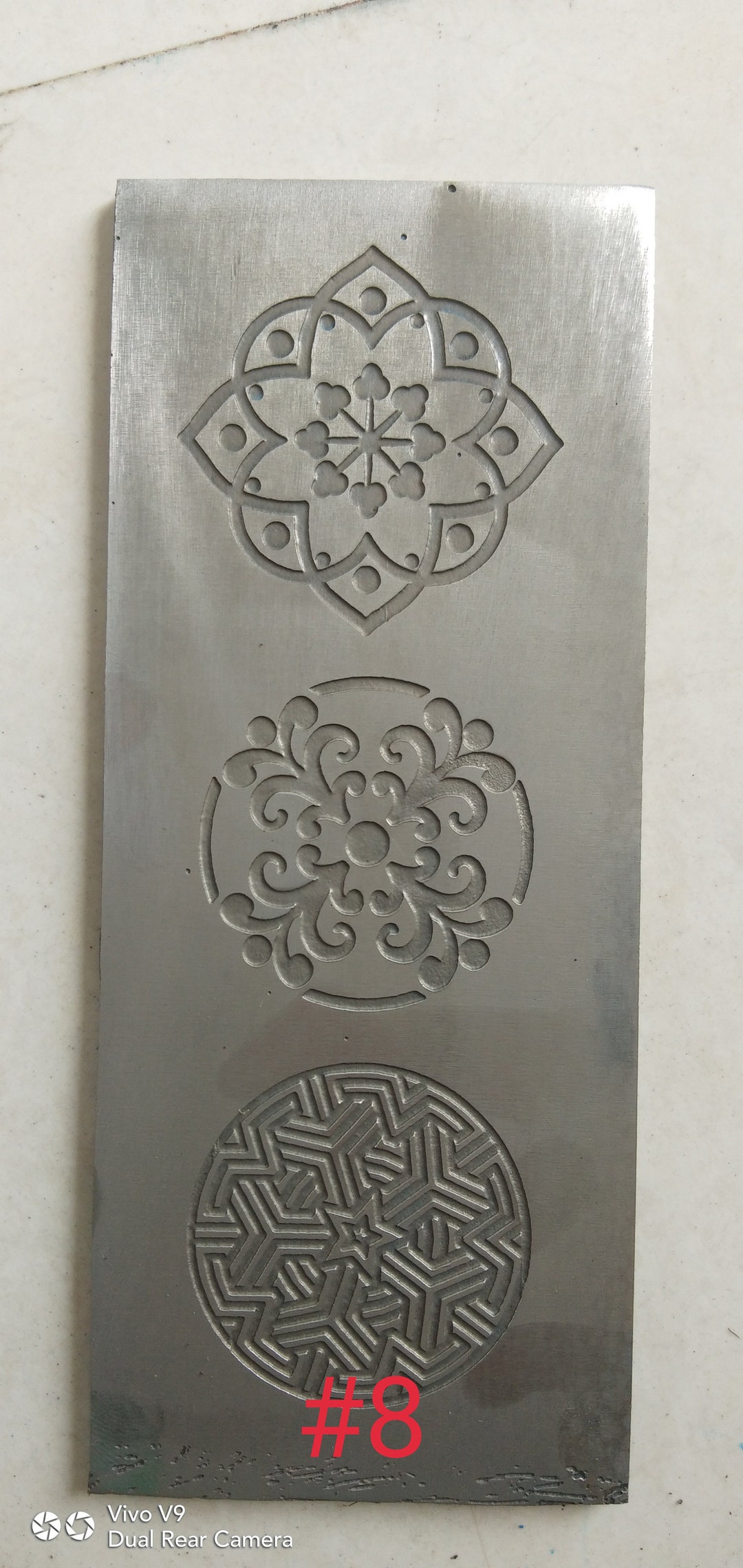 MANDELA Pattern Texture Plate for Rolling Mill & Hydraulic Press ...