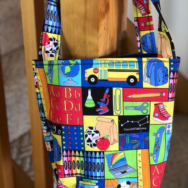 Kids Book Bag - Etsy