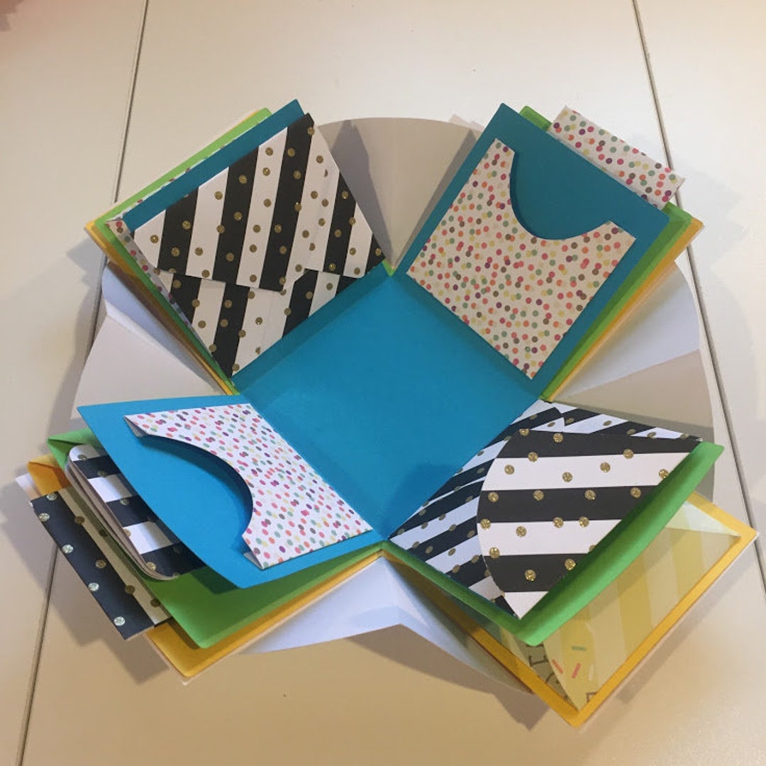 PRINTABLE Exploding Box Pattern NOT for Cricut Formatted for Standard ...