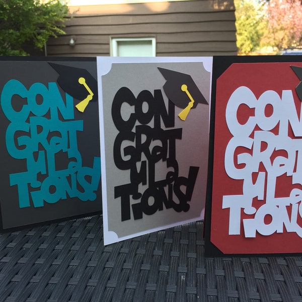 Graduation Card Svg - Etsy