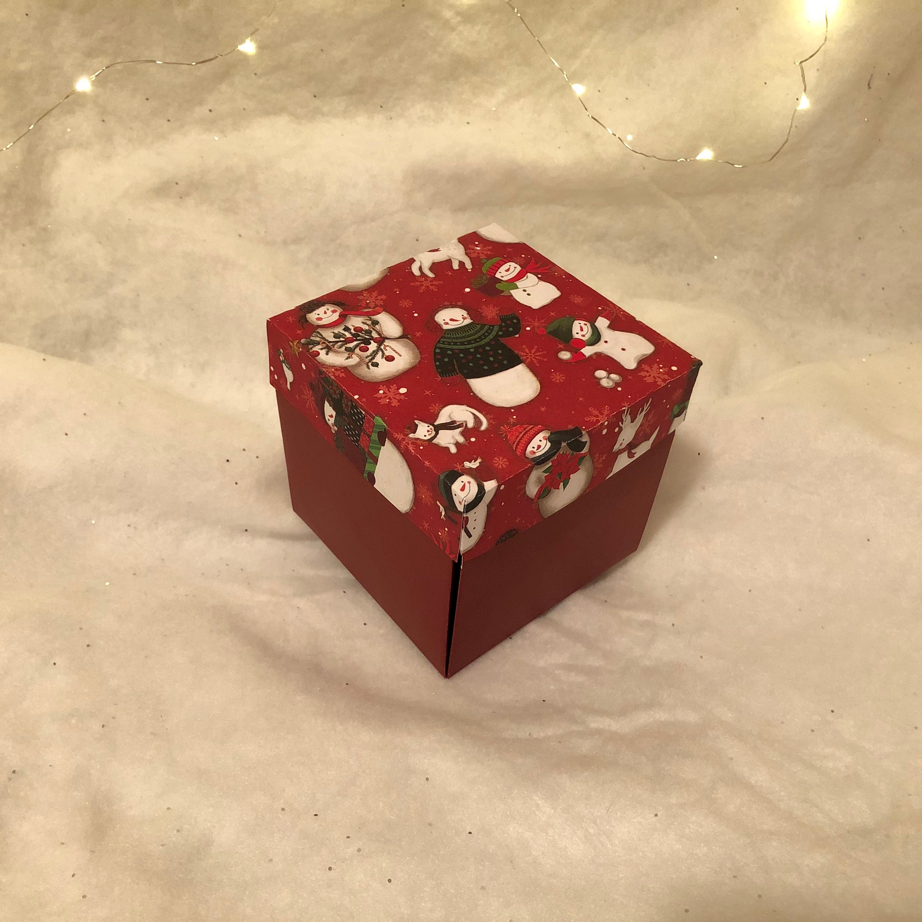 Christmas Exploding Box SVG Digital Cricut Pattern Template | Etsy