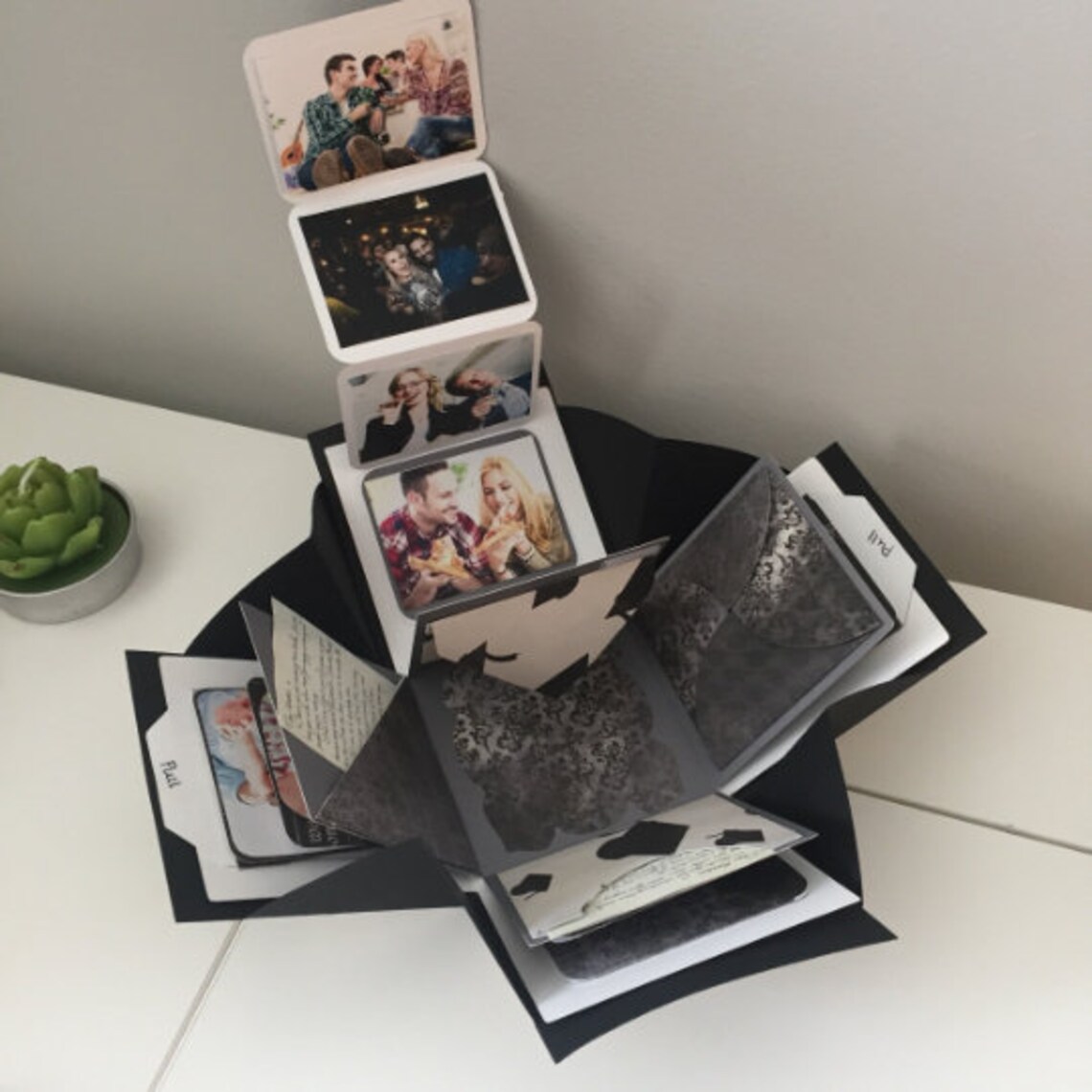 Graduation Exploding Box SVG Digital Download, Grad Gift, Pop-up Card ...