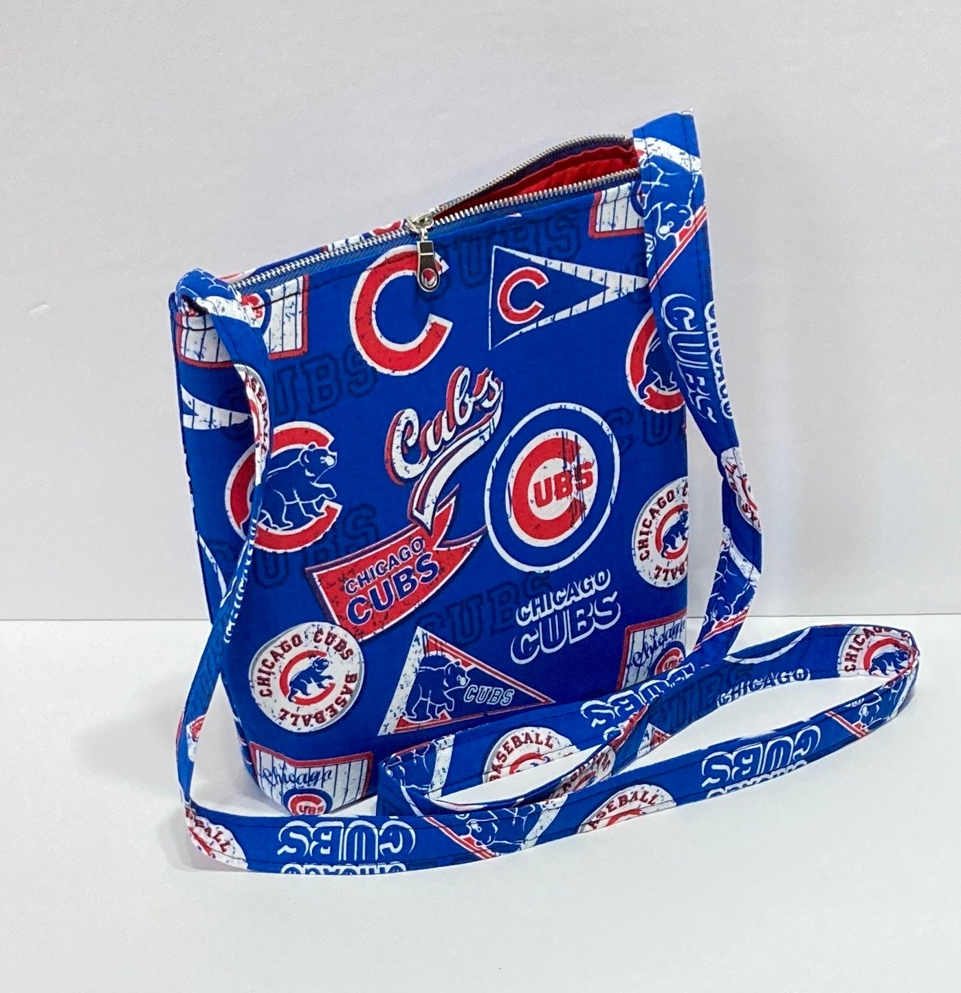 MLB Chicago Cubs Crossbody Purse-vintage/logo, MLB Cubs Shoulder Bag ...