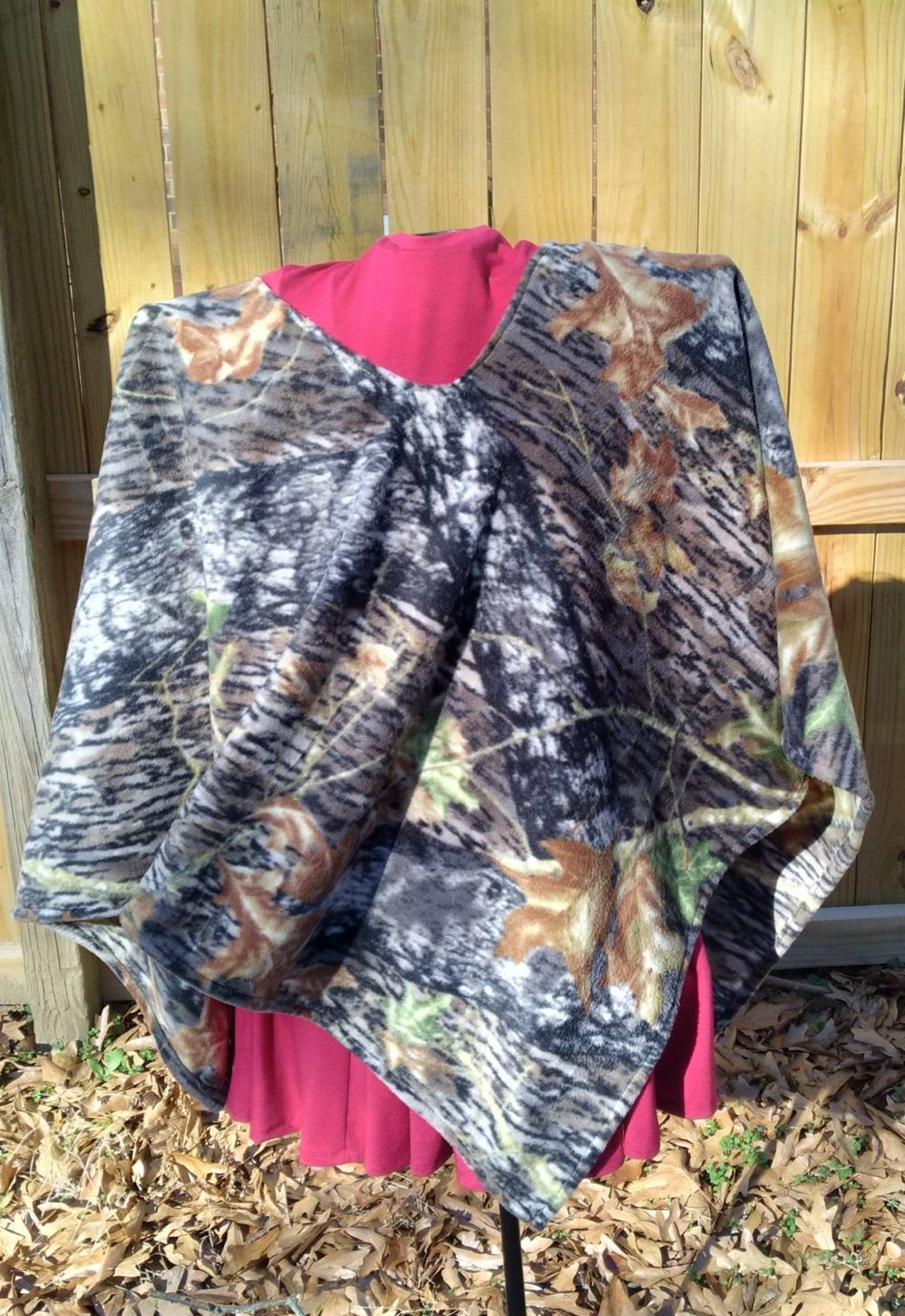 Camouflage Poncho, Camouflage Cape, Camo Poncho, Camo Cape - Etsy