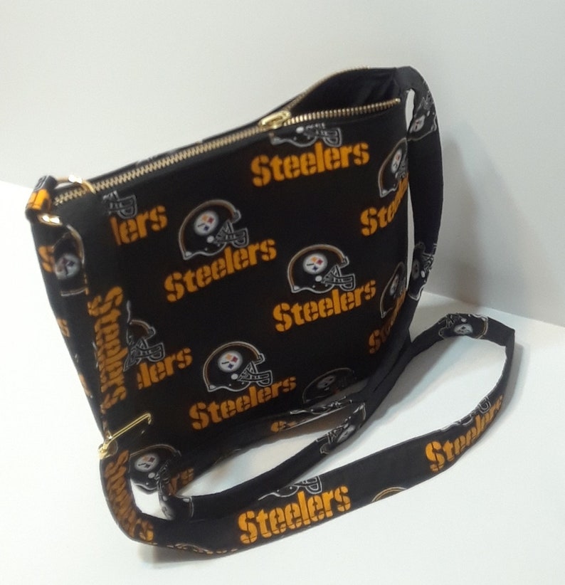 Pittsburgh Steelers Crossbody Purse-helmet Logo, Steelers Shoulder Bag ...