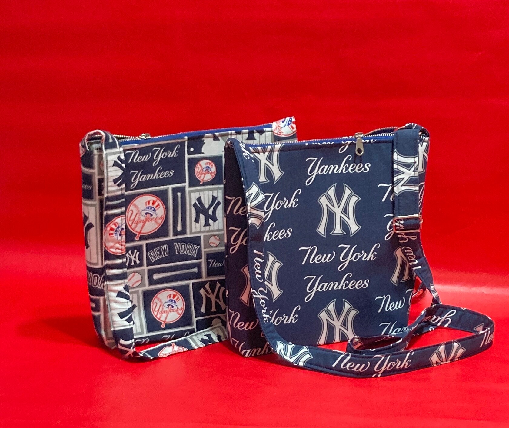 MLB New York Yankees Crossbody Purse-patch New York Yankees - Etsy