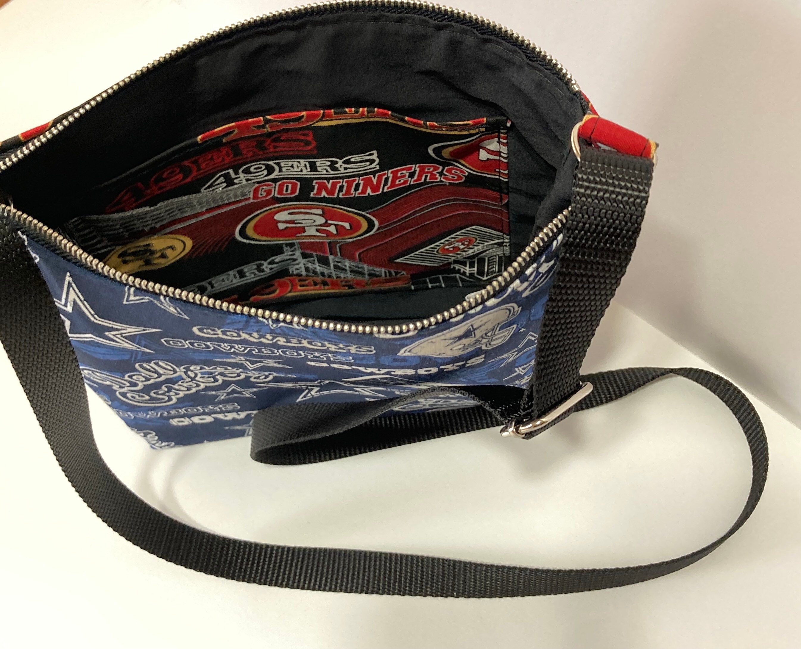 NFL Combination Purse, Dallas Cowboys-retro & San Francisco 49ers ...