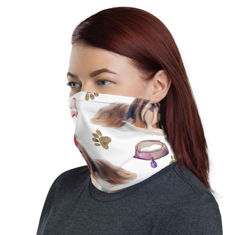 Shih Tzu Print Shih Tzu Face Mask Shih Tzu Gifts Shih Tzu | Etsy