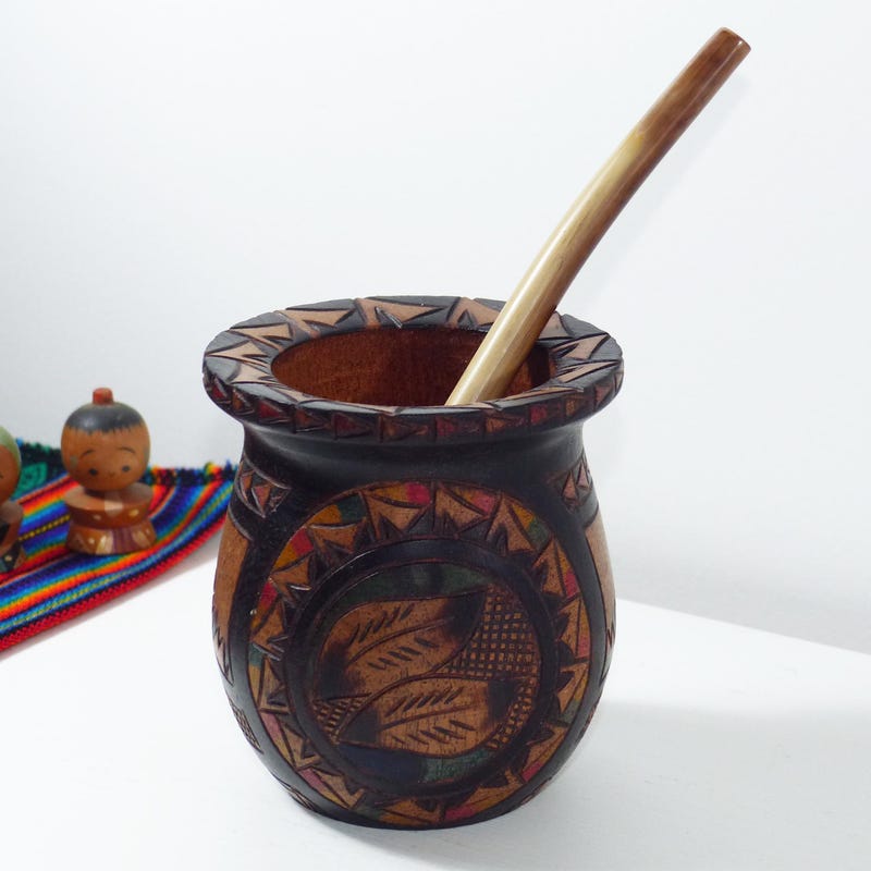 Wooden Carved Straw - Etsy