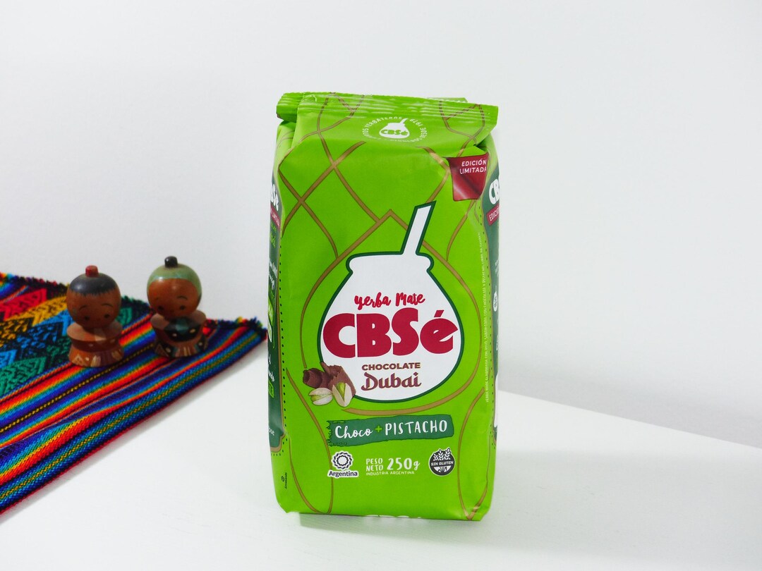 Cbse Dubai (chocolate & Pistachio) Yerba Mate - 0.55 Lb / 250 Grs - Etsy