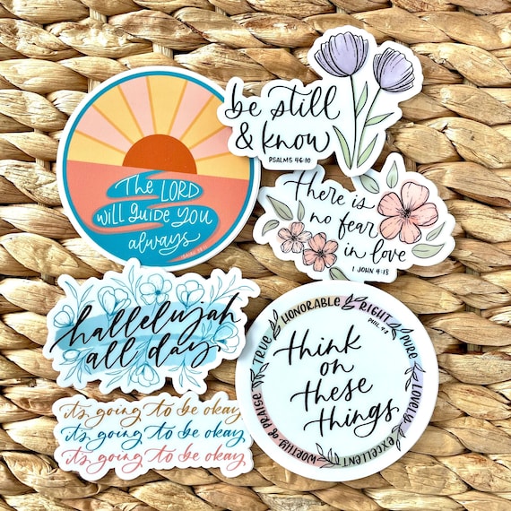 Guidance Bundle 6 Stickers Johnnieletters - Etsy