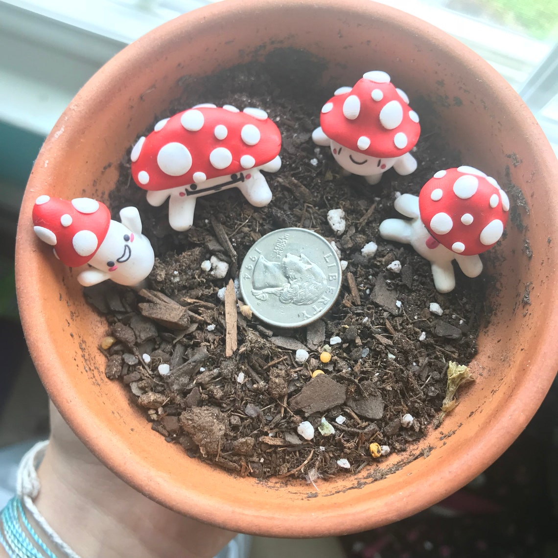 Mushroom Fairy Garden Figurines | Etsy