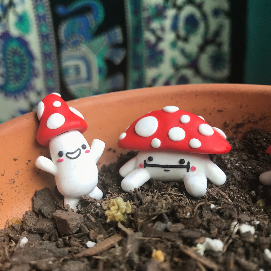 Mushroom Fairy Garden Figurines - Etsy