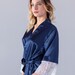 Navy Lace Robe Bride Robe Bridesmaid Robes Bridesmaid | Etsy