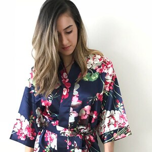 Floral Robes, Floral Robes, Floral Bridesmaid Robes, Floral Bridesmaid ...