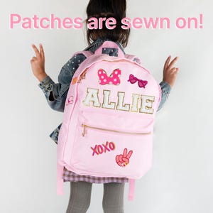 Sewn on Patches Personalized Kids Backpack, Customizable Childrens ...