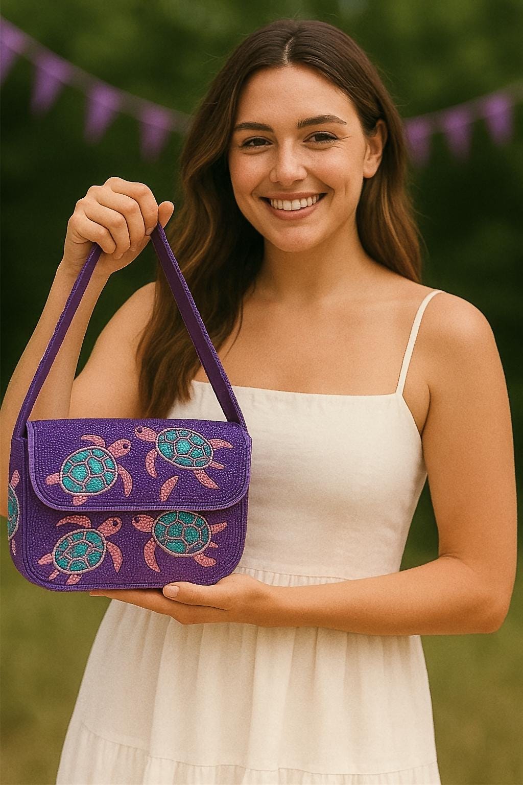 Crab Beaded Bag, Red Crab Purse, Handmade Beaded Clutch, Coastal Animal ...
