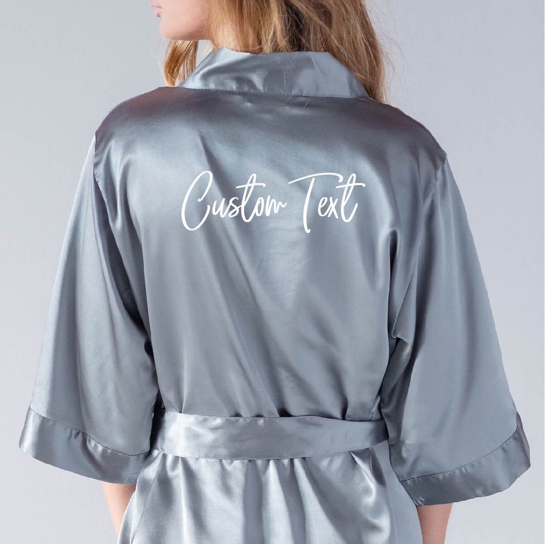 Custom Bridesmaid Robes, Personalized Bridesmaid Robes, Custom Satin ...