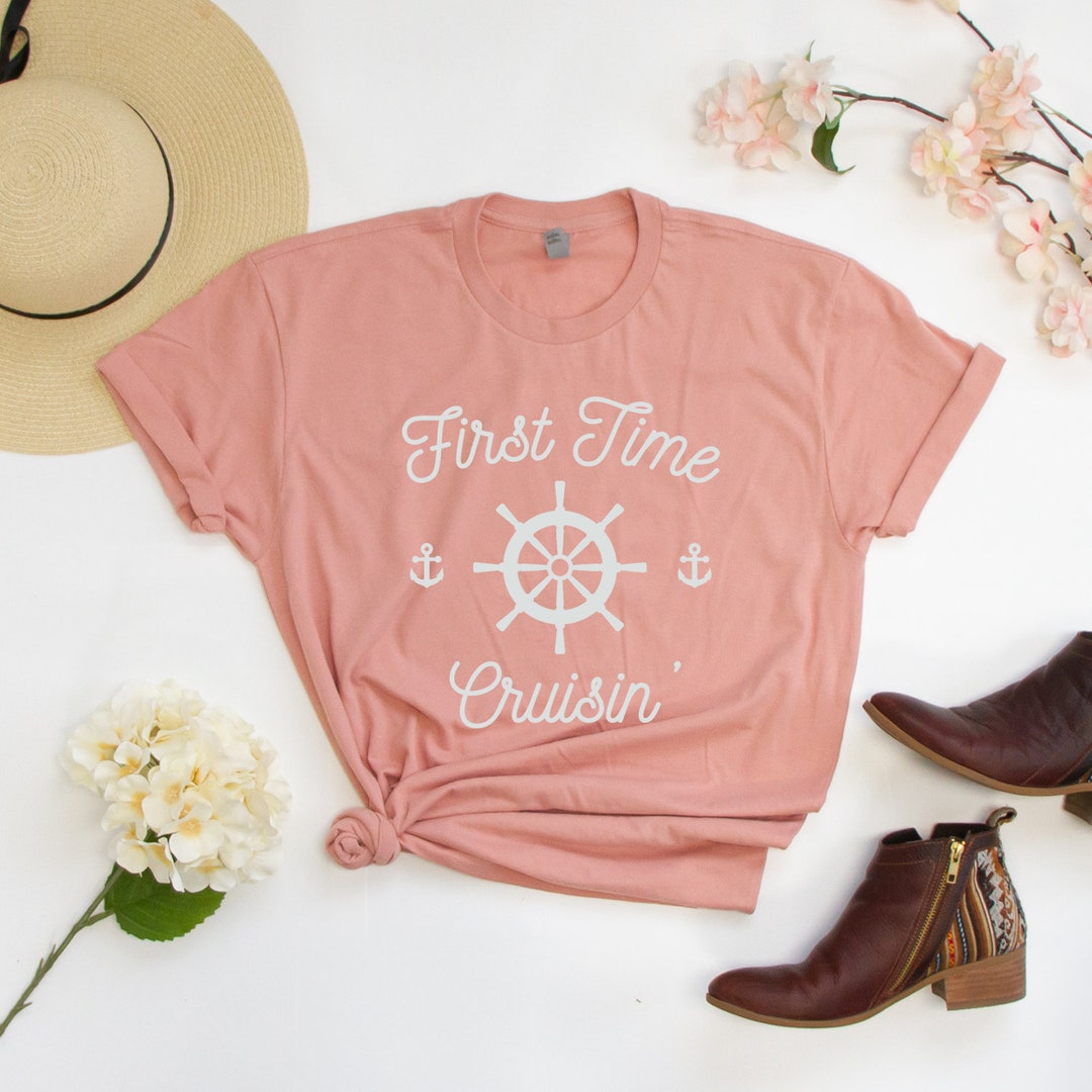 First Time Cruisin Shirt, First Time Cruise Shirt, Cute Cruise Trip Tee ...
