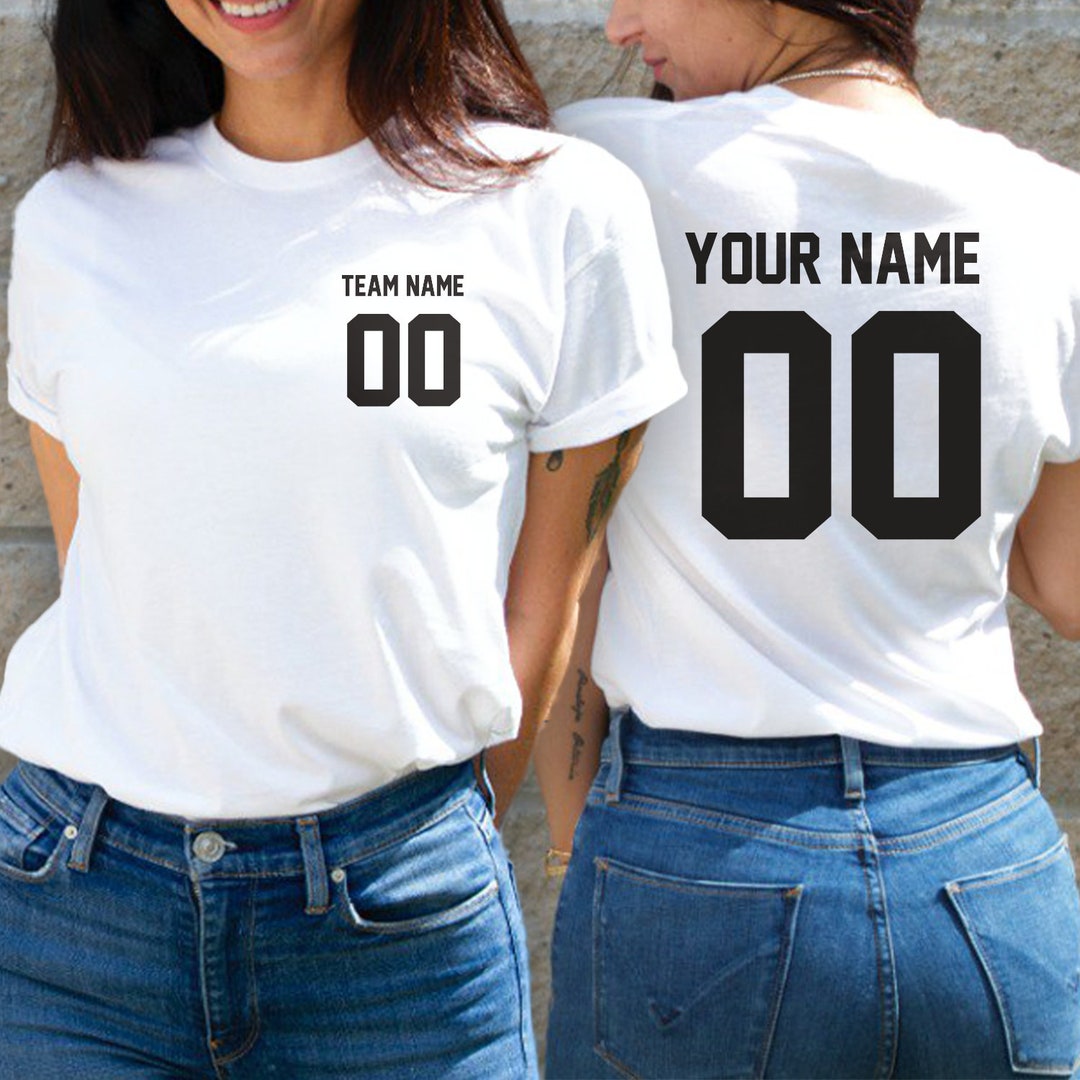 Customized Football Shirt, Varsity Number Shirt, Custom Team Shirt ...