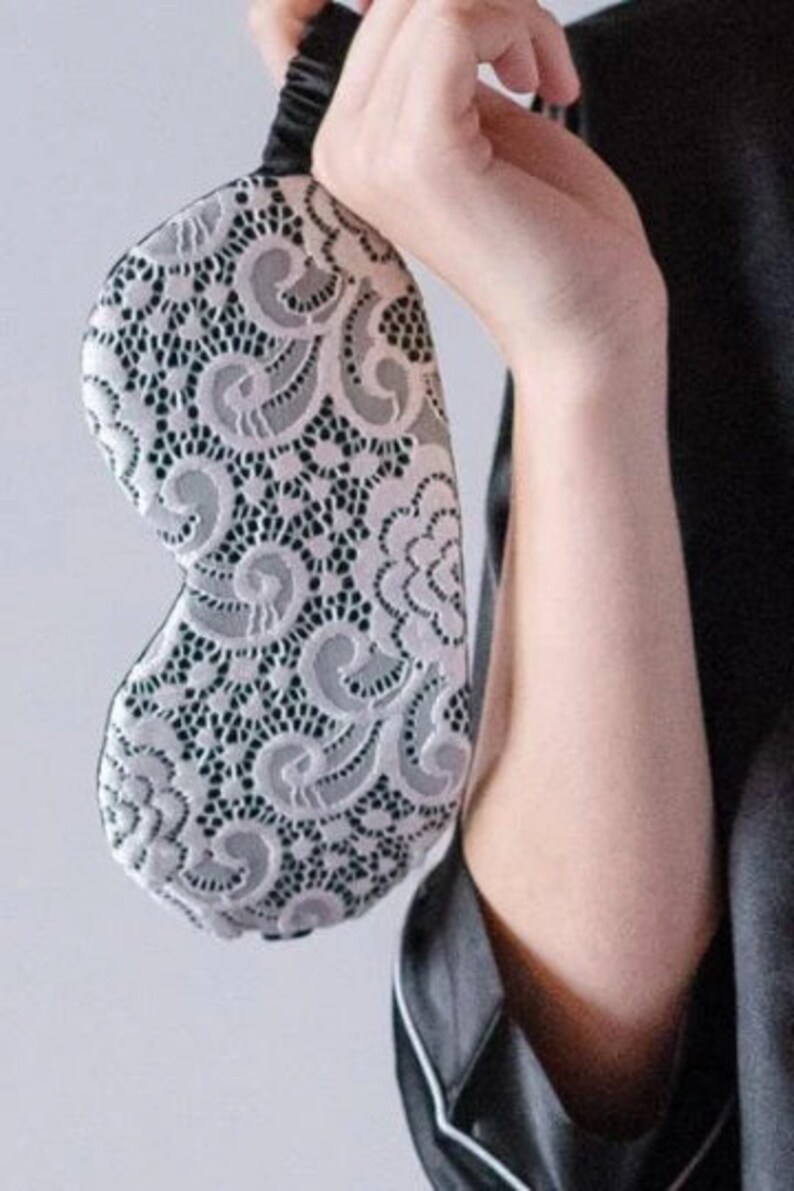 Blush Full Lace Eye Mask Eye Masks Soft Eye Masks Silk Eye - Etsy