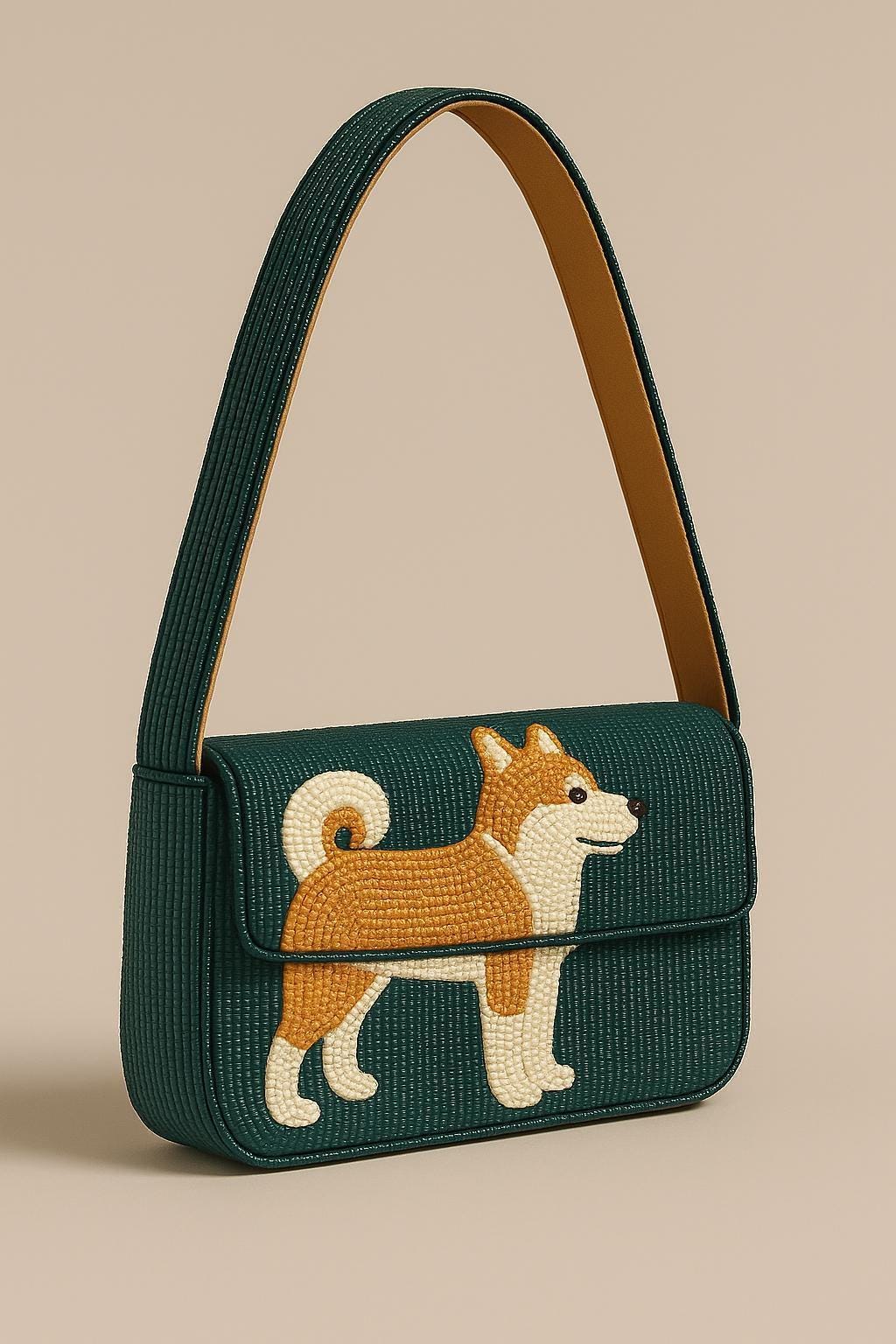 Beaded Dog Purse, Custom Dog Bag, Pet Portrait Handbag, Dog Beadwork ...