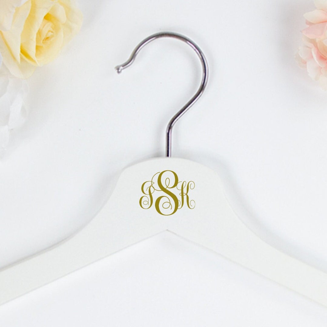 Wedding Monogram Hangers, Custom Wedding Hangers, Personalized Wedding ...