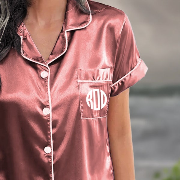 Monogram Pajamas - Etsy