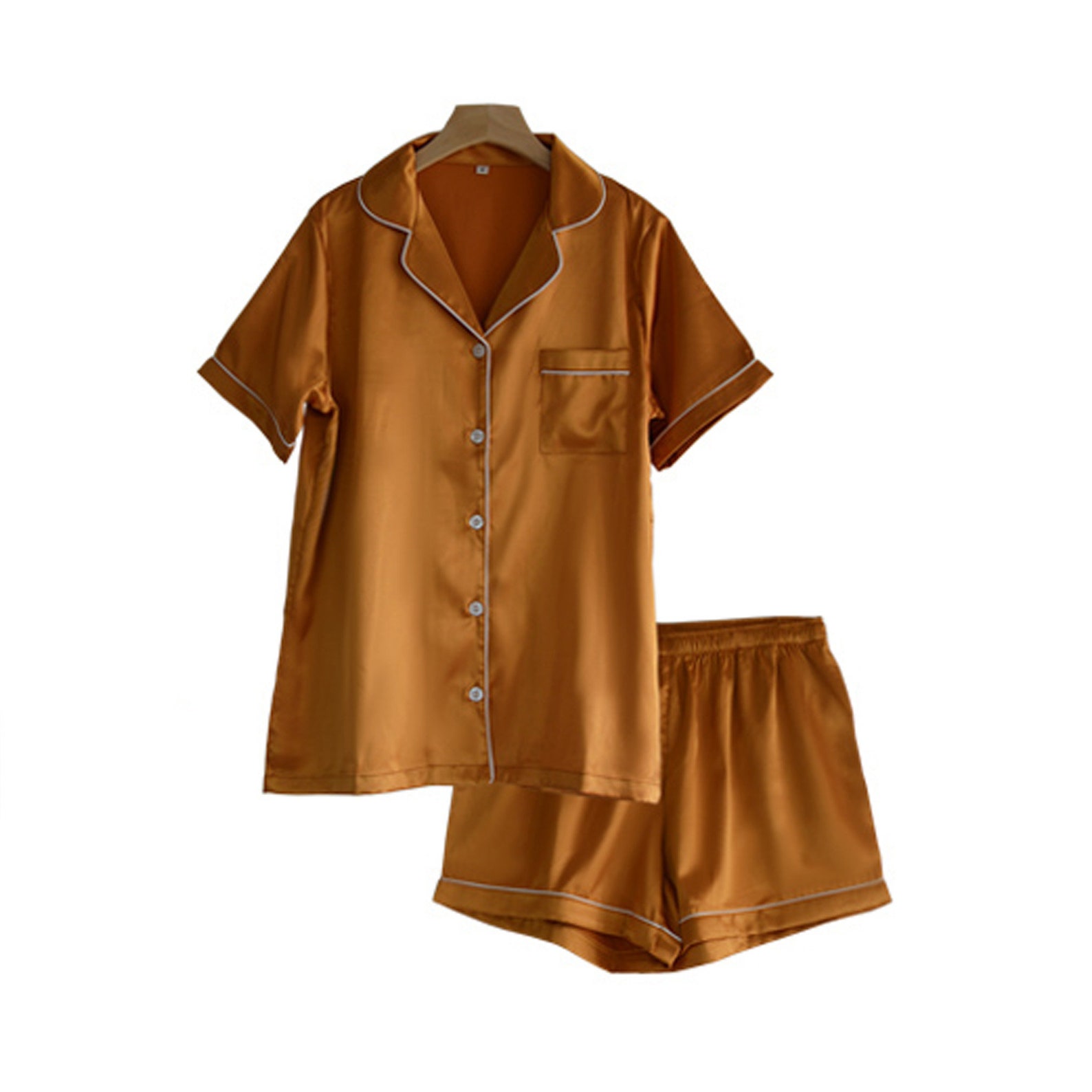 Red Shorts Set Pajamas Custom Shorts Set Pjs Wedding - Etsy