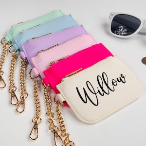 Minimalist Card Holder, Small Zipper Coin Pouch, Mini Coin Pouches ...