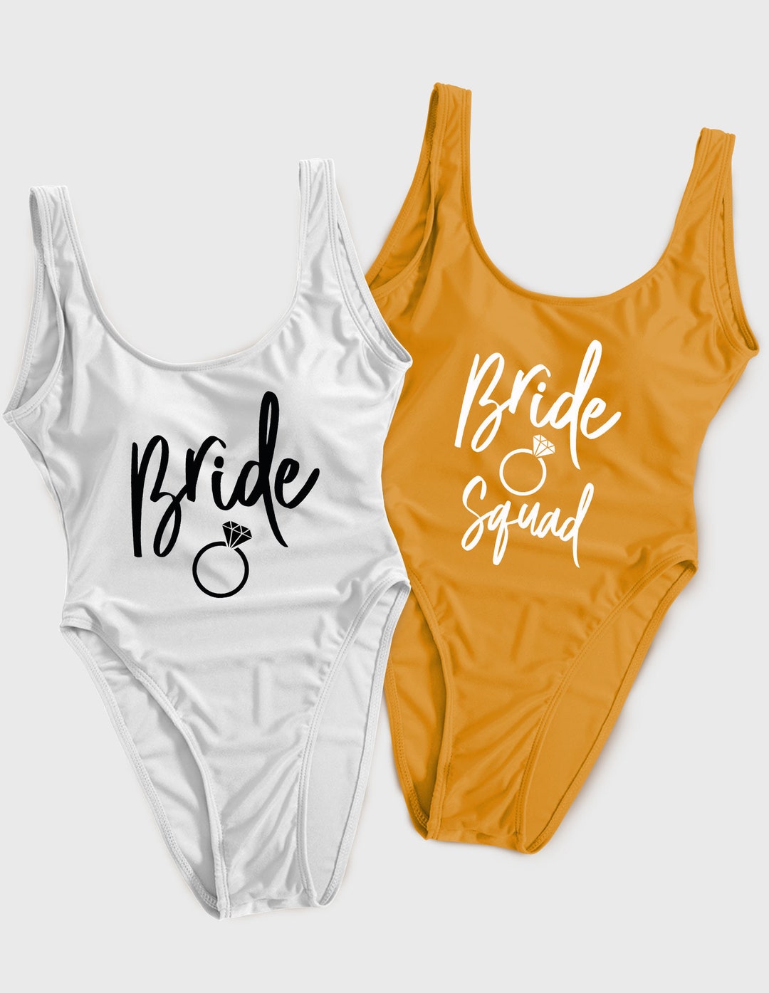 Bridal Swimsuit Bride Squad Swimsuit Bachelorette Etsy