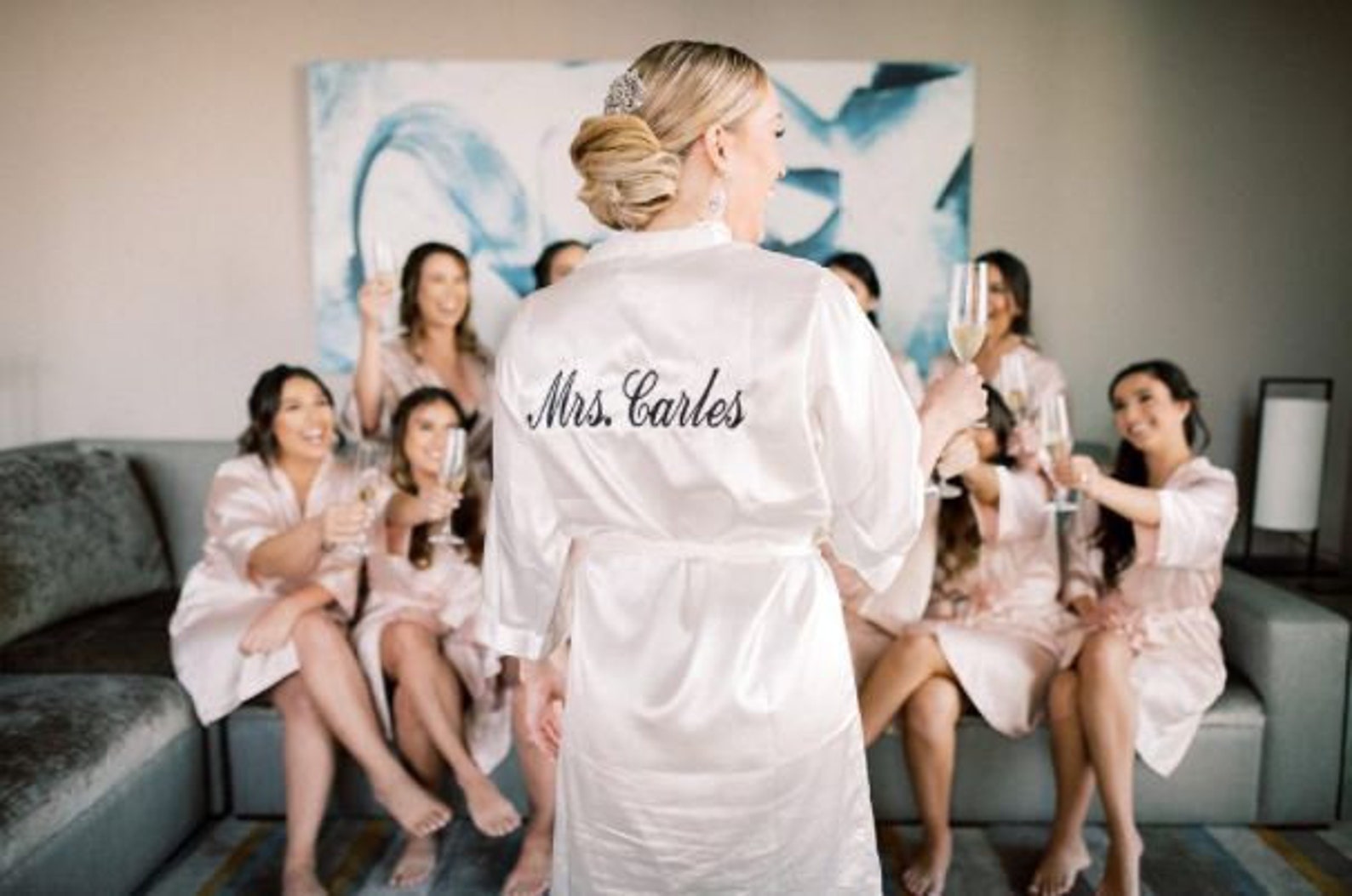 Bridesmaid Robe Set of Robes Sets of Bridesmaid Robes Set of - Etsy