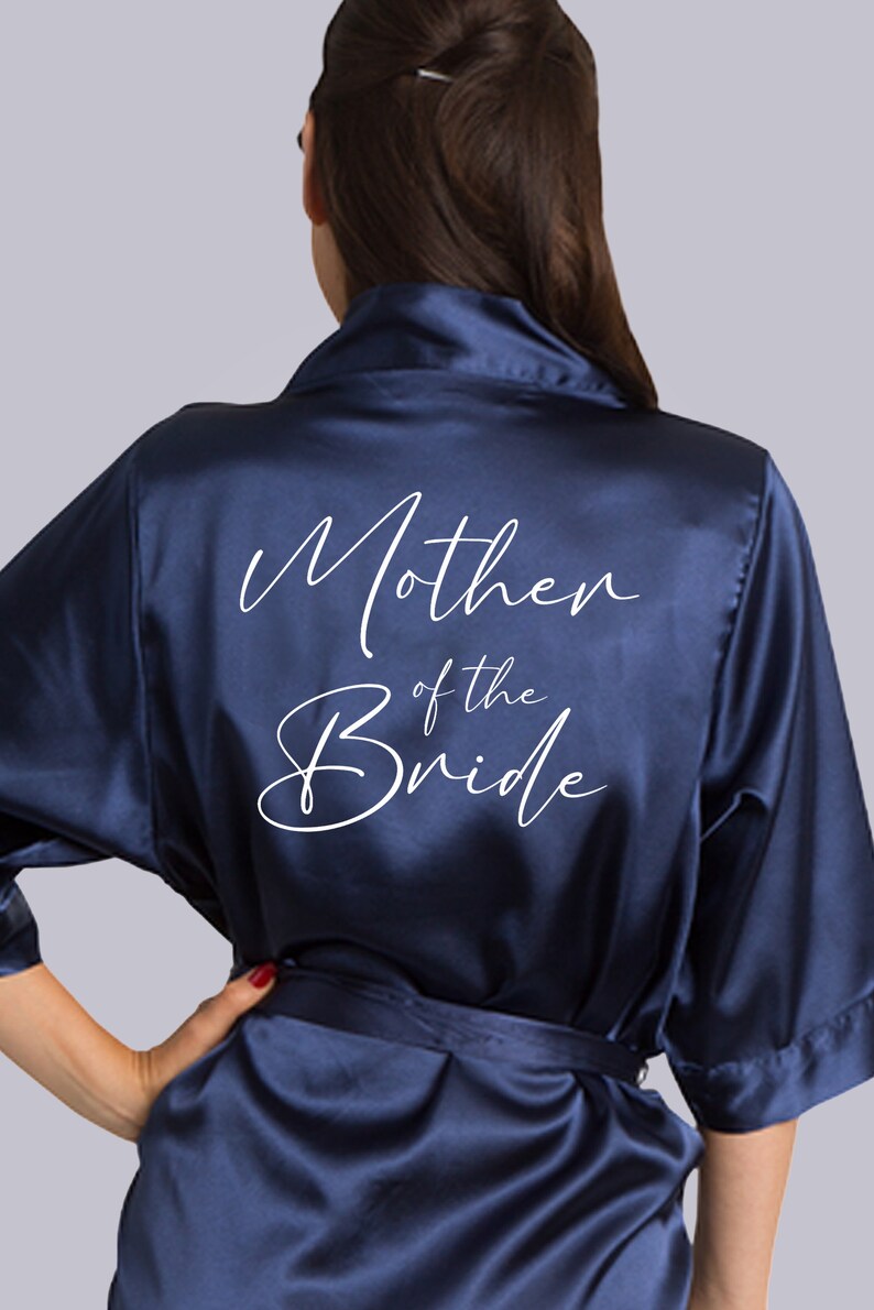 Custom Mrs. Robe Bachelorette Robe Wedding Party Satin - Etsy