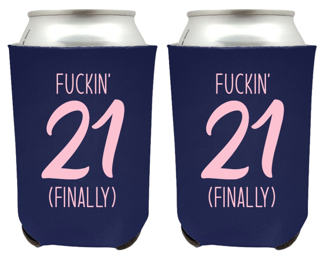21 Birthday Can Coolers, 21st Birthday Coolers, 21st Birthday Can ...