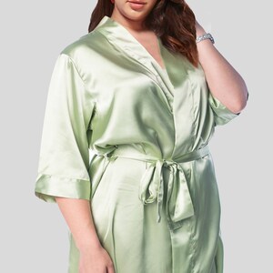 Sage Robe Sage Bridesmaid Robe Sage Wedding Sage Wedding Robes Sage ...