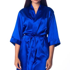 Royal Blue Robes | Royal Blue Bridesmaid Robes | Royal Blue Bridal ...