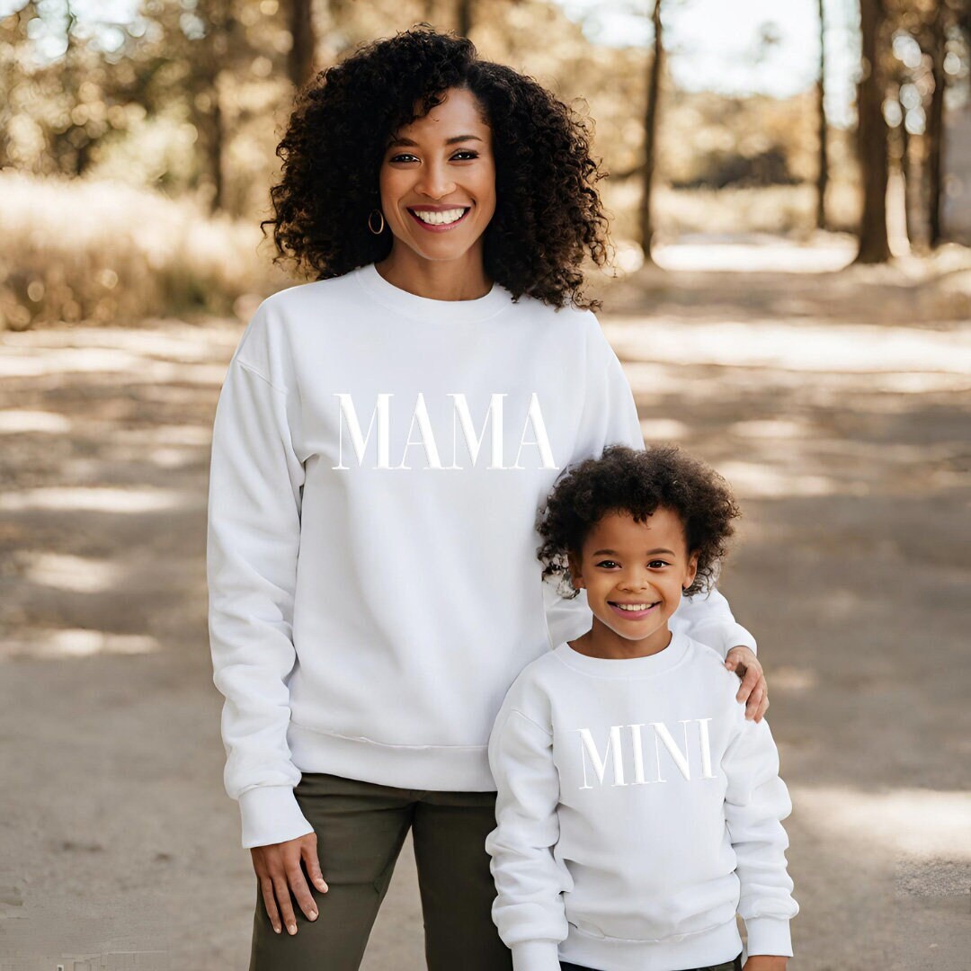 Mama Mini Sweatshirt, Mommy and Me Matching Sweatshirts, Mama ...