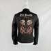 Wedding Leather Embroidery Jacket, Customized Leather Jacket, Wedding ...
