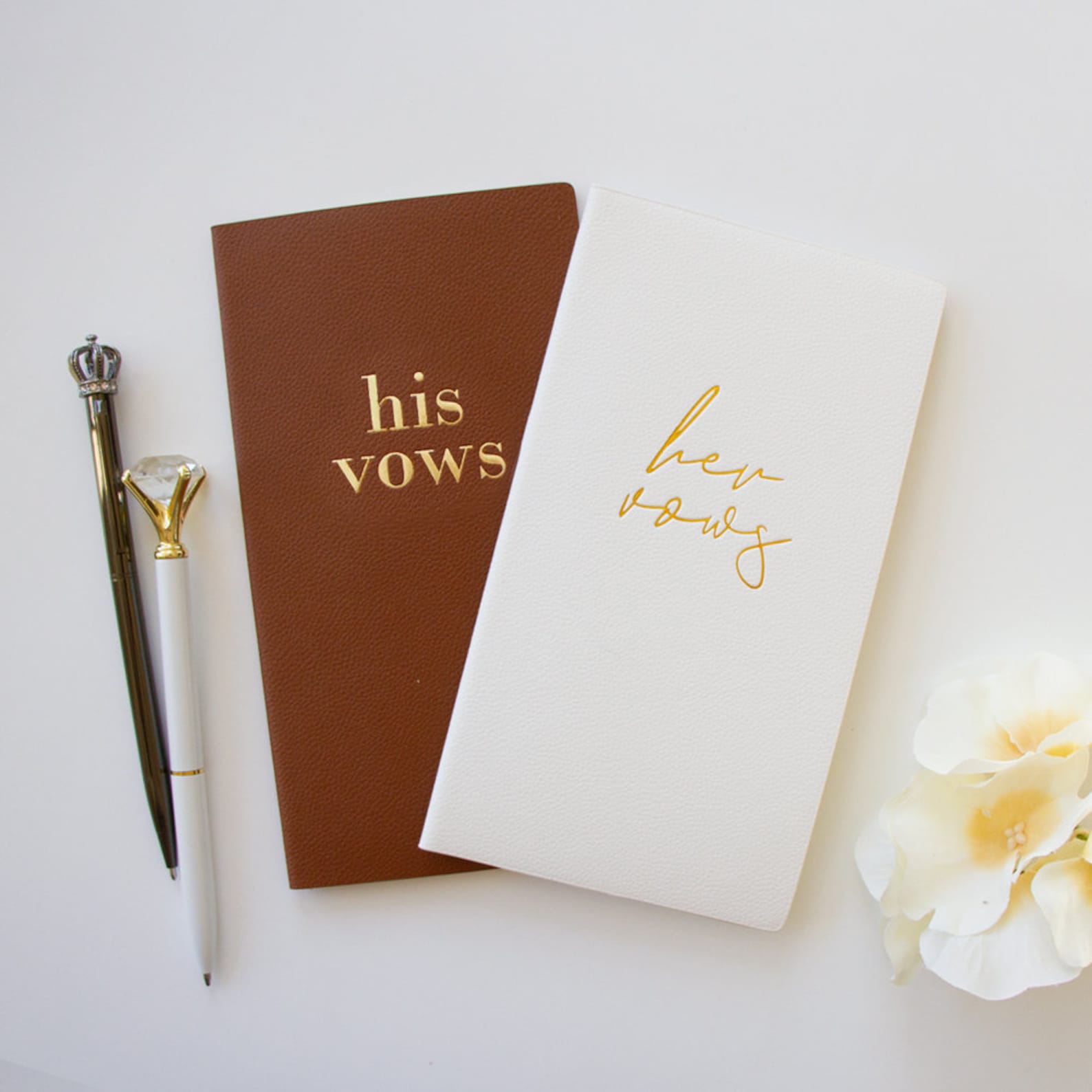 Vow Books, Wedding Vow Books, Custom Wedding Vow Books, Her Vows, His ...